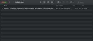 Save Time With Consistent Video File Naming Conventions